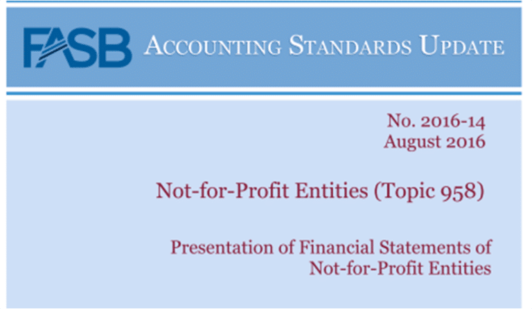 New FASB Guidance Issued for Not-for-Profit Financial Statements - GYF
